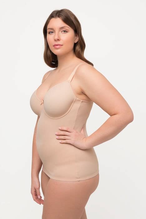 Shapewear Cami With Build In Spacer Bra Champagne Ulla Popken