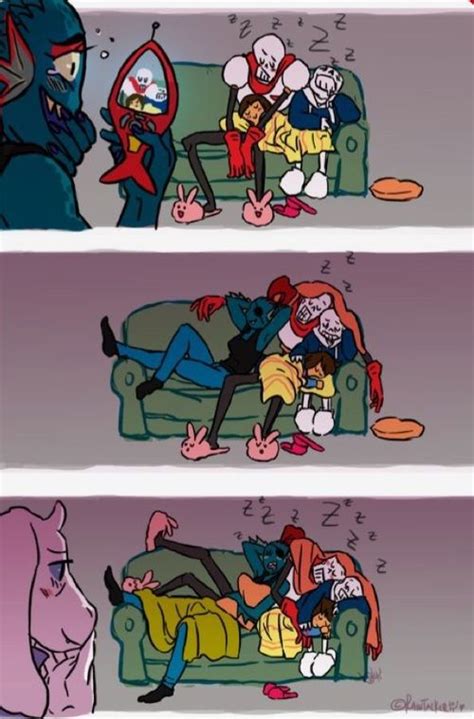 Imagen De Adorable Papyrus And Undyne Undertale Comic Undertale