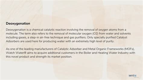 Watch Water® Upgrades Catalyst Adsorber For Oxygen Removalpdf