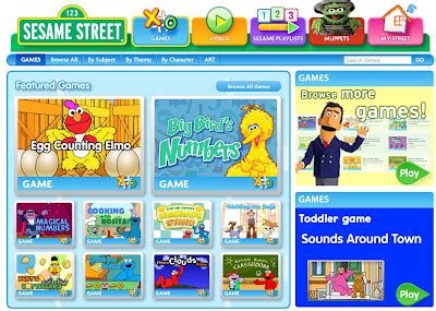 Online Resources Sesame Street Games