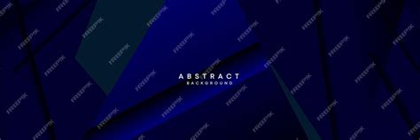 Premium Vector Dark Blue Black And Navy Blue Gradient Abstract