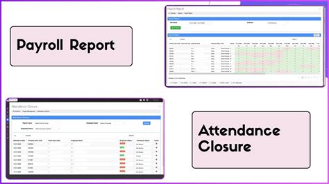 Payroll Integration Using Attendance Closure