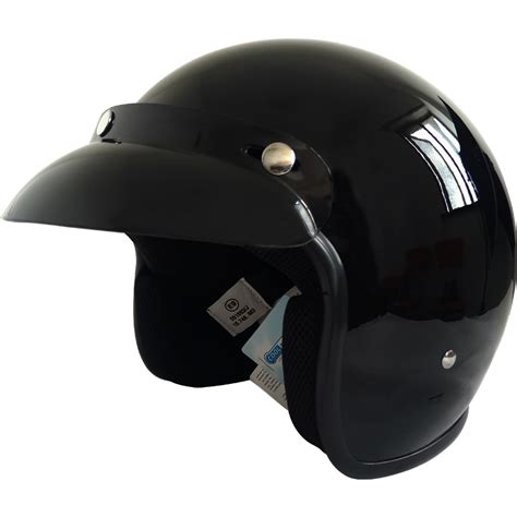 Fibreglass Open Face Helmet Motorbike Motorcycle Scooter Retro Mod