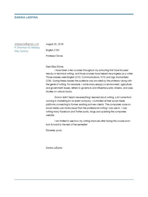 Writing Experience Pdf