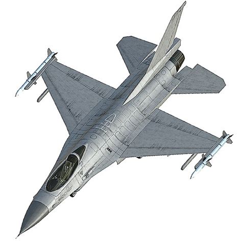 General Dynamics F 16 3d Models For Download Turbosquid