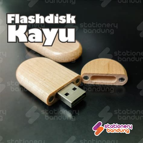Jual Usb Flashdisk Flashdrive Souvenir Kayubambuwood Elips Promosi 16