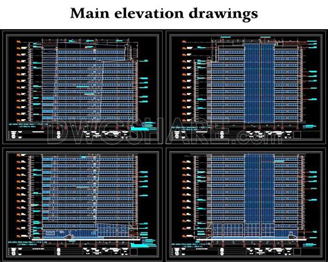 78 Main Elevation Drawings 1 Free Cad Blocks Download Dwg Models