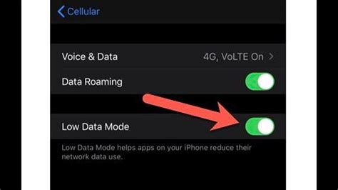 How To Enable Low Data Mode In Ios 13 On Iphone Youtube