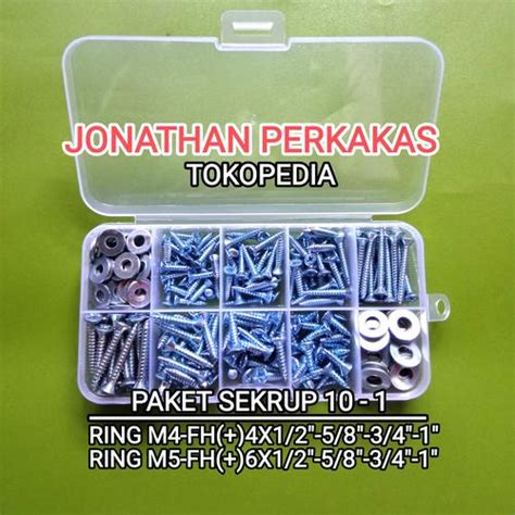Jual Paket Sekrup Box 10 1 Ring Dan Sekrup Jakarta Utara Jonathan Perkakas Tokopedia