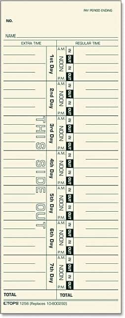 Time Cards Time Cards Time Clocks And Time Cards Office
