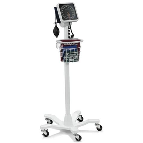 Welch Allyn Wel 7670 03 Tycos 767 Mobile Aneroid Sphygmomanometer With