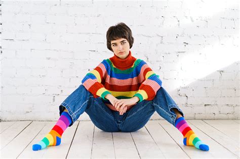 Photo Of Beautiful Lesbian Woman With Smiling Facial Expression Proud