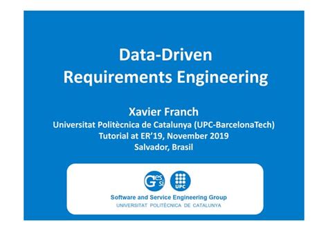 Er 2019 Tutorial Data Driven Re Ppt