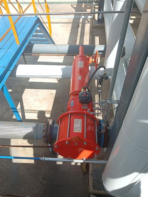 Shift Fork Pneumatic Actuator Usage Site Chemical Industry Valtorc Control Equipment Co Ltd