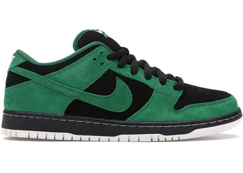 Nike Sb Dunk Low Black Pine Green Mens 313170 012 Us
