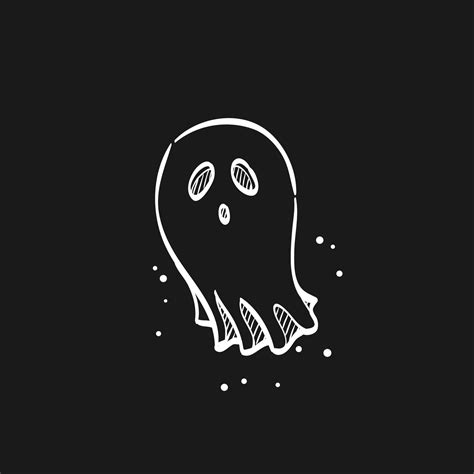Halloween Ghost Doodle Sketch Illustration 38048289 Vector Art At Vecteezy