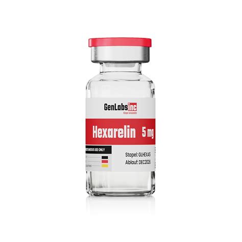 Hexarelin 5mg Vialwith Bacteriostatic Water Genlabs Peptideshopusa