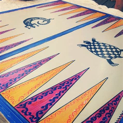 Project Backgammon Board From Floor Tile Backgammon Board