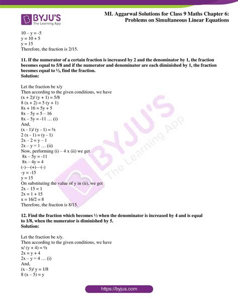 Ml Aggarwal Solutions For Class 9 Maths Chapter 6 Problems On