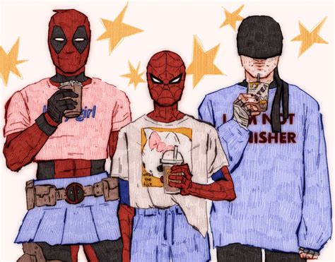 Wade Wilson And Peter Parker