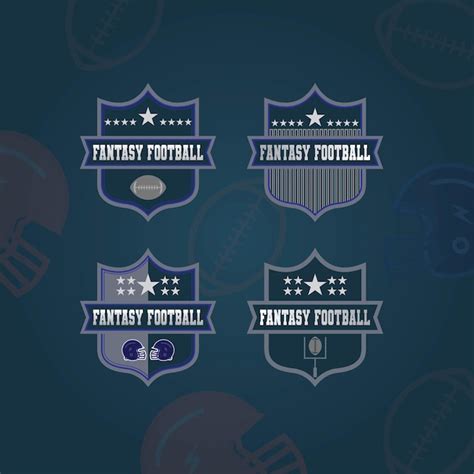 Premium Vector Bundle Fantasy Football Logo Suitable For American