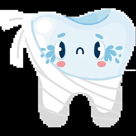 牙齿绷带卡通 花瓣网