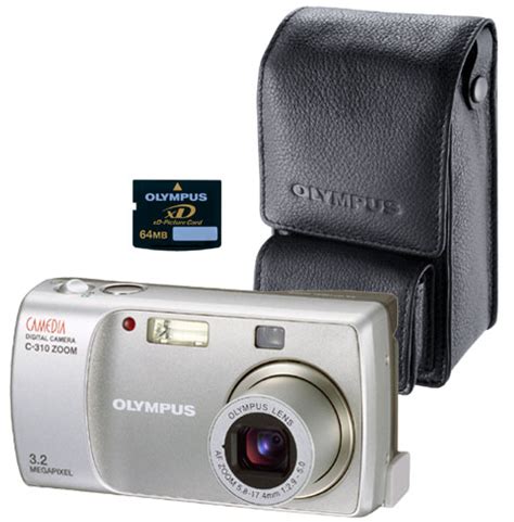 Olympus Camedia C-310 Zoom + kit chargeur + carte xD 64 Mo + étui ...