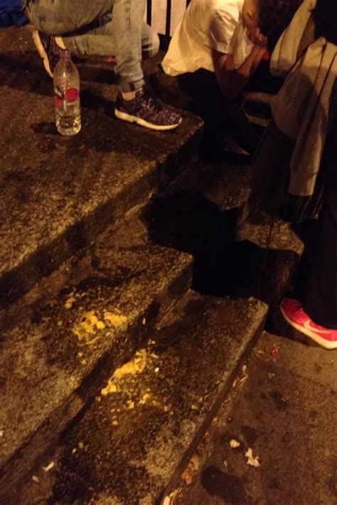 Vomiting Urinating Bottle Throwing Chaotic Scenes As Teenagers