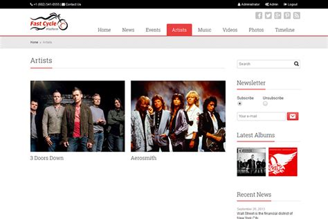Scott Geithman Designs Fast Cycle Platform Complete Responsive Client Content Management System