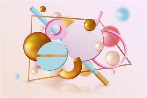 Free Vector Colorful Abstract 3d Background