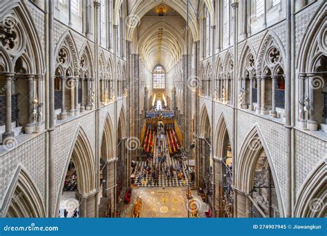 Westminster Abbey Interior London England Uk Editorial Image Image