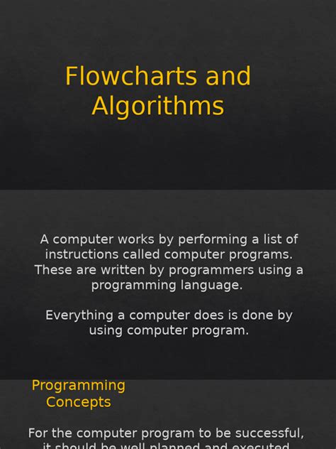 Flowcharts And Algorithms In Programming Pdf Computer Programming Computer Program