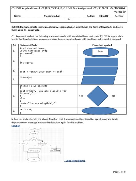 Cs1009 Ict Assingment 02 24i 6002 A Pdf Computer Programming