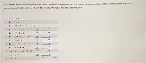 Consider The Natural Deduction Proof Given Below