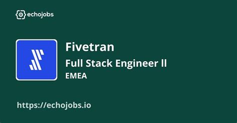 Fivetran Is Hiring Full Stack Engineer Ll Dashboards Emea Docker Aws Gcp Typescript React