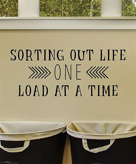 Sorting Out Life Wall Quotes Decal Zulily Wall Quotes Decals