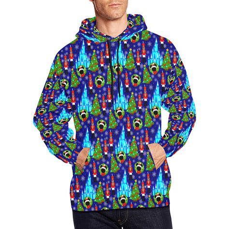 Magic Castle Christmas Hoodie For Men Ambrie