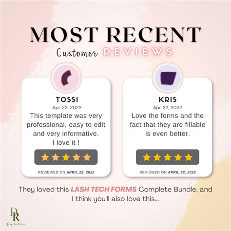 Lash Tech Forms Lash Consultation Forms Lash Waiver Editable Lash