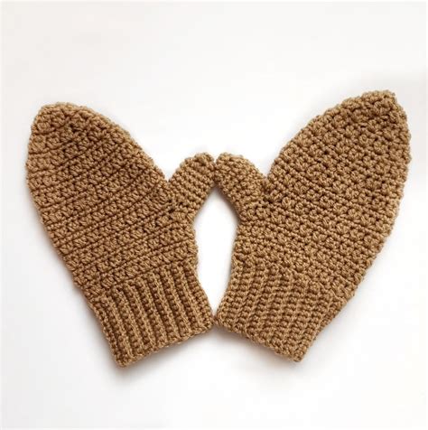 Easy Crochet Mittens Free Pattern Easy Crochet Patterns