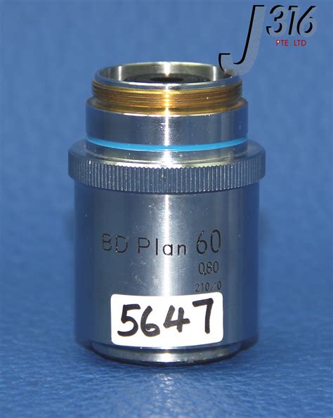 5647 Nikon Microscope Objective Lens Bd Plan 60 0 80 210 0 J316gallery