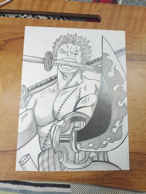 Zoro Sketch Roronoa Zoro Potrait Via Pencils Anime Sketches And