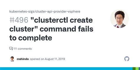 Clusterctl Create Cluster Command Fails To Complete Issue Kubernetes Sigs Cluster Api