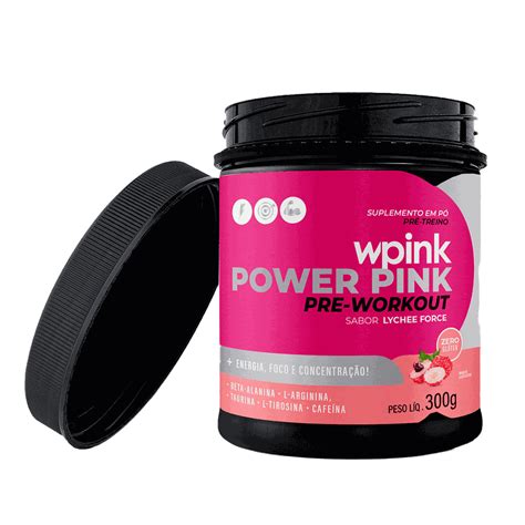 Super Power Pink De Lichia Pré Treino 300g Wp