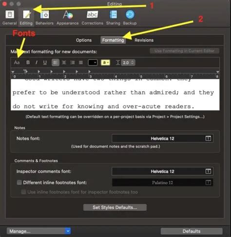 How To Change The Default Font In Scrivener The Techie Senior