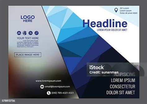 블루 브로셔 레이아웃 디자인 템플릿 연례 보고서 플라이어 일러스트 벡터 0명에 대한 스톡 벡터 아트 및 기타 이미지 0명