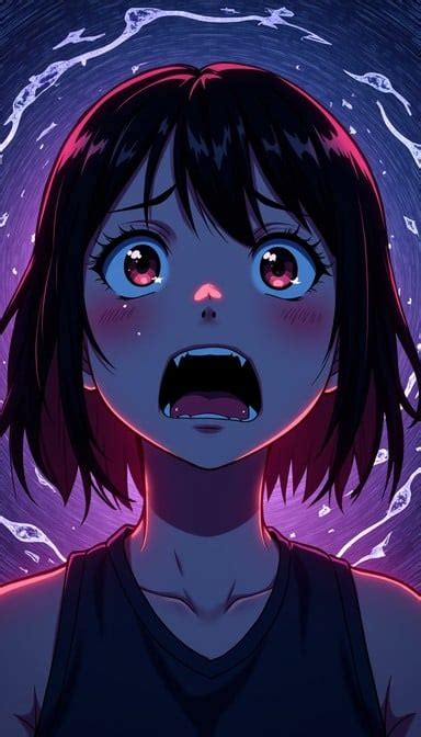 Anime Terrified Face