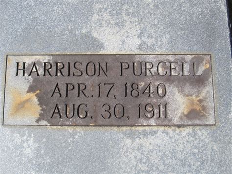 Harrison Purcell 1840 1911 Find A Grave Memorial