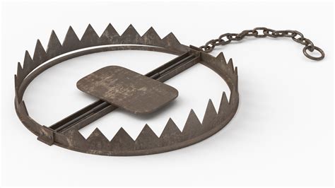 Bear Trap 02 3d Model Turbosquid 2160680