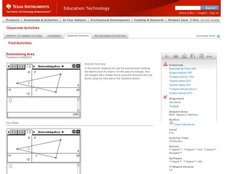 determining area lesson plan for 9th 12th grade lesson planet