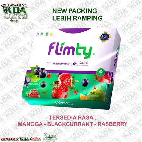 Jual Flimty Fiber Original Kemasan Baru Isi 16 Sachet Shopee Indonesia